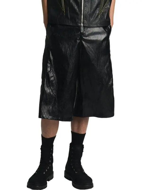 RtA Rami Biker Shorts - Black