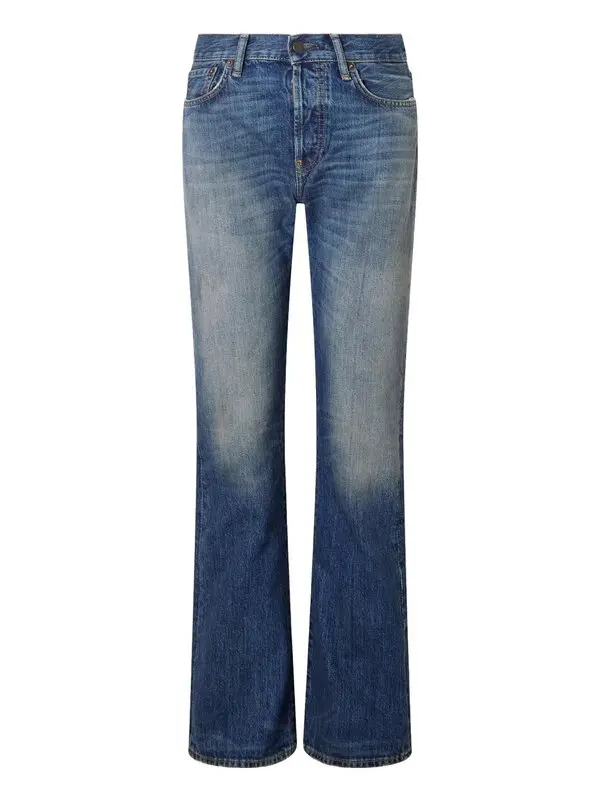 Acne Studios 2009 Mid-rise Straight-leg Jeans - Blue