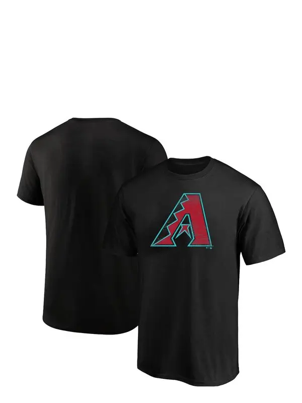 Profile Arizona Diamondbacks Big & Tall Distressed Logo T-shirt - Black