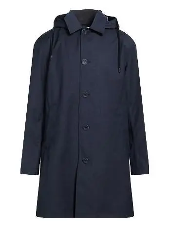 Herno Virgin Wool Overcoat - Navy