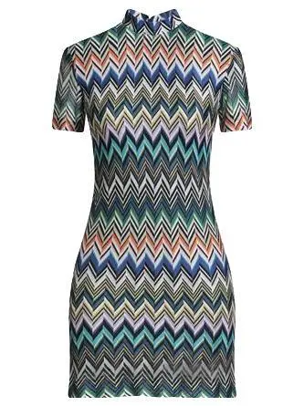 Missoni Knitted Mini Dress - Blue