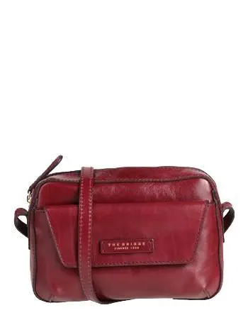 THE BRIDGE Cow Leather Cross-body Bag - Red