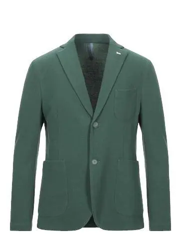 HARMONT & BLAINE Blazer Size Polyester, Cotton, Polyamide - Green