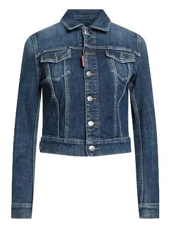 Dsquared2 Denim Trucker Jacket With Logo - Blue