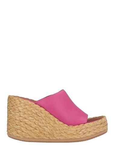 PALOMA BARCELO Espadrilles Size Leather - Fuchsia