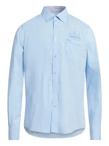 HARMONT & BLAINE Shirt Size Cotton, Elastane - Blue