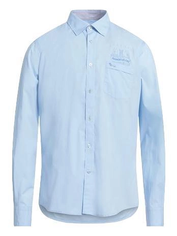 HARMONT & BLAINE Shirt Size Cotton, Elastane - Light Blue