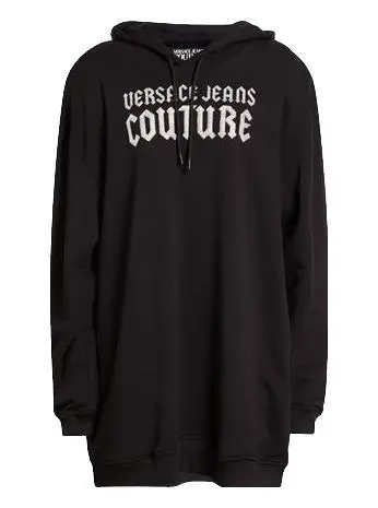 Versace Cotton Terry Hooded Sweatshirt - Black