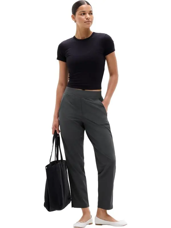 Athleta Brooklyn Mid Rise Ankle Pant - Ash