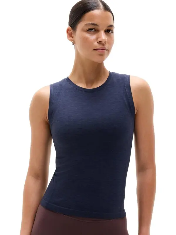 Athleta Momentum Flex Muscle Tank - Navy