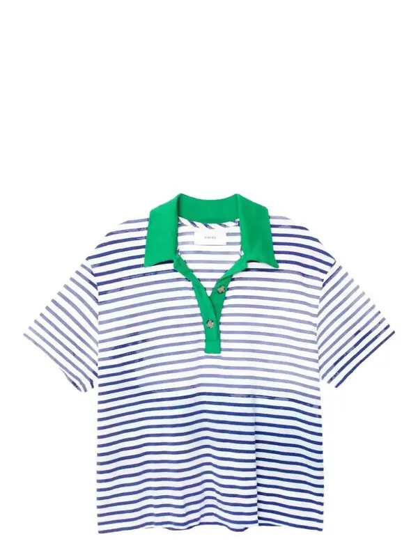 Xirena Kellie Short-sleeve Polo Shirt - Blue