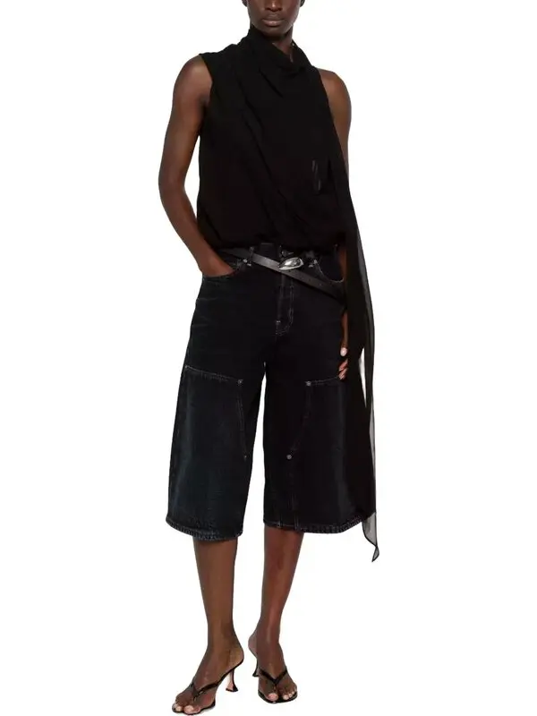 HAIKURE Legacy Panelled Shorts - Blue