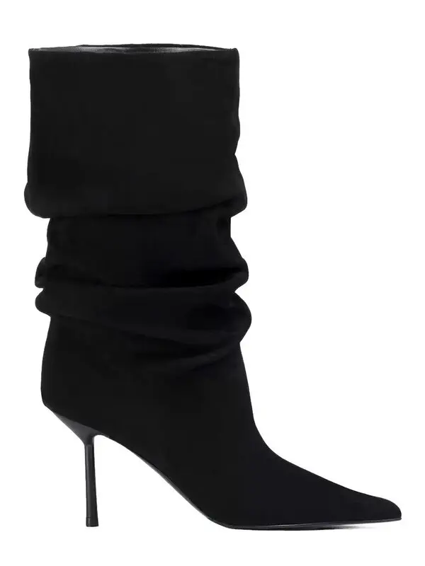 LE SILLA Bella Slouchy Ankle Boots - Black
