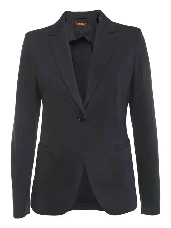 Max Mara Single-breasted Blazer - Blue