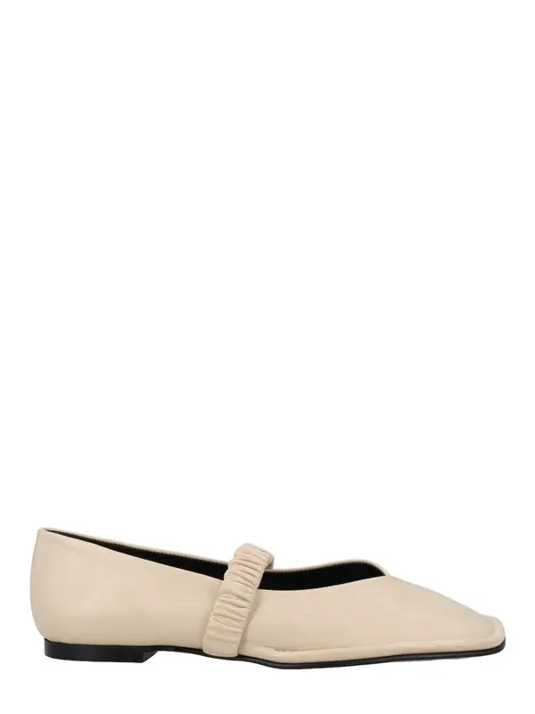 ALOHAS Flat Mary Jane Shoes - Ivory
