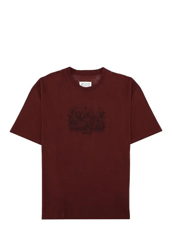 MAISON MARGIELA Classic Cotton T-shirt For - Red