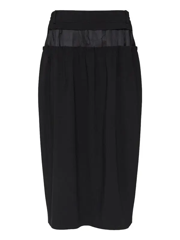 MAISON MARGIELA Pencil Midi Skirt - Black