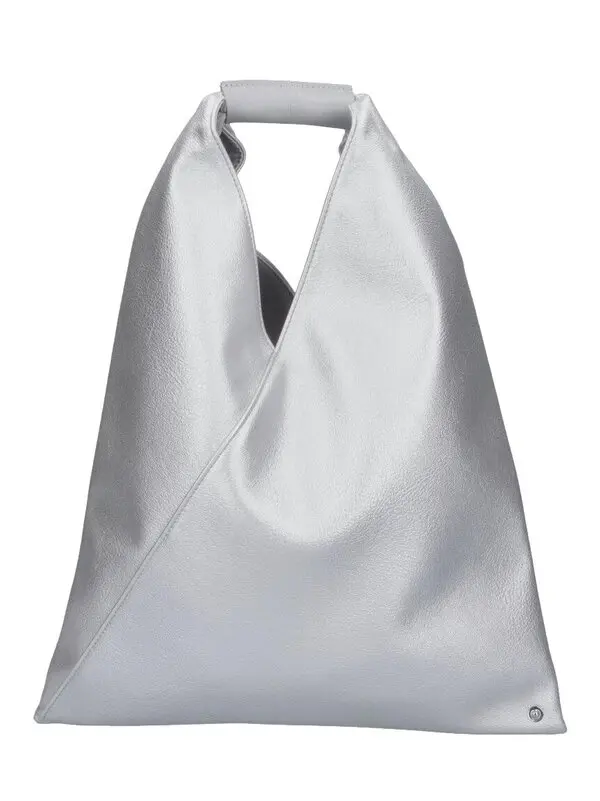 MAISON MARGIELA Structured Tote Bag With Top Handle - Silver
