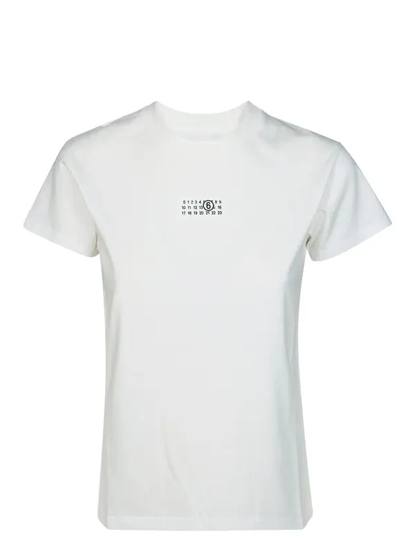 MAISON MARGIELA Numeric Cotton T-shirt - Bianco