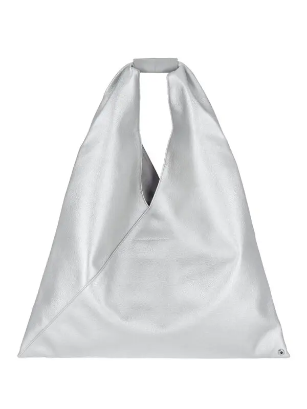 MAISON MARGIELA Mini Handbag With Metallic Accents - Silver