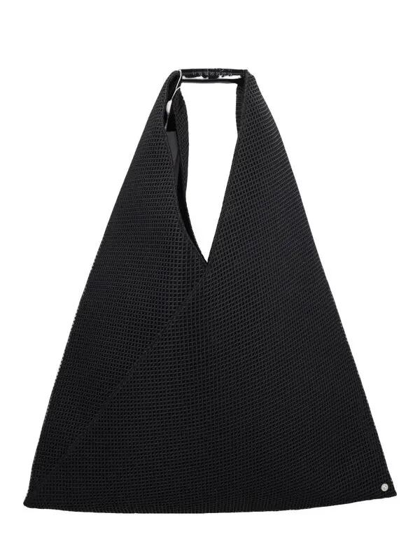 MAISON MARGIELA Mesh Triangle Tote Bag - Black