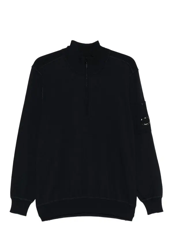 C.P. COMPANY C. P. Company Half Zip Lens Sweater - Ttleclipse