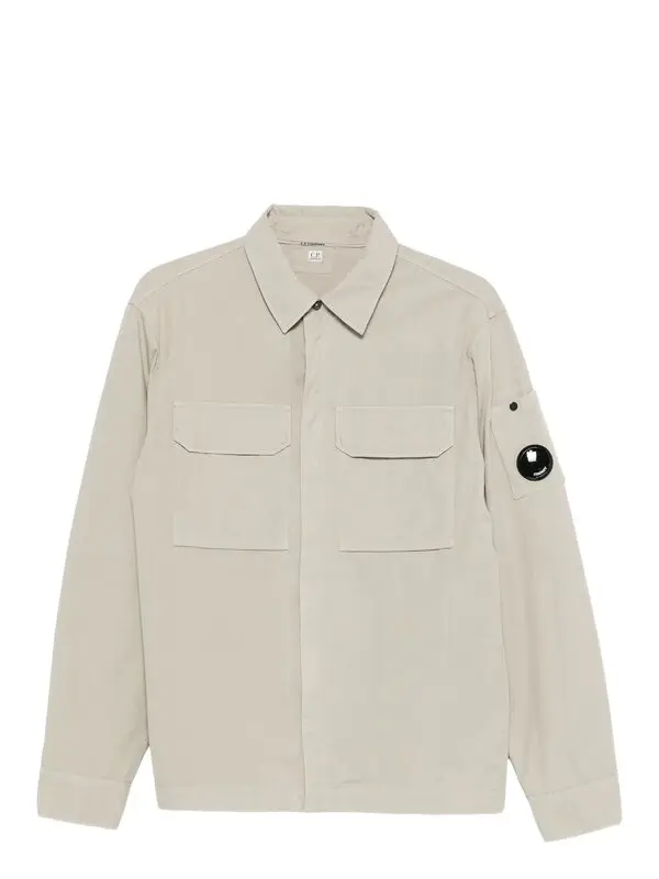 C.P. COMPANY C. P. Company Zip Pocket Overshirt - Dove
