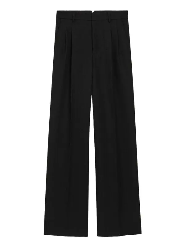 AMI Paris Straight Leg Trousers - Noir