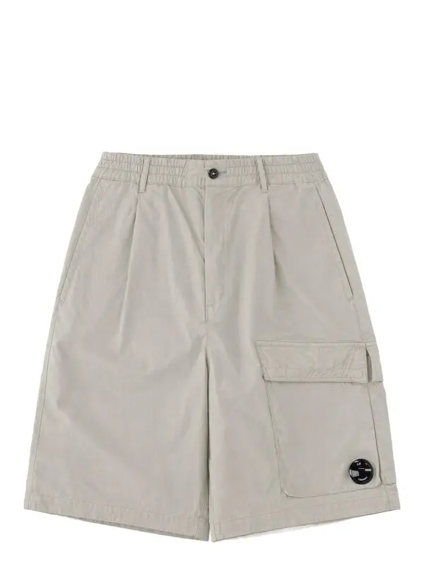 C.P. COMPANY Cotton Cargo Shorts - Grey