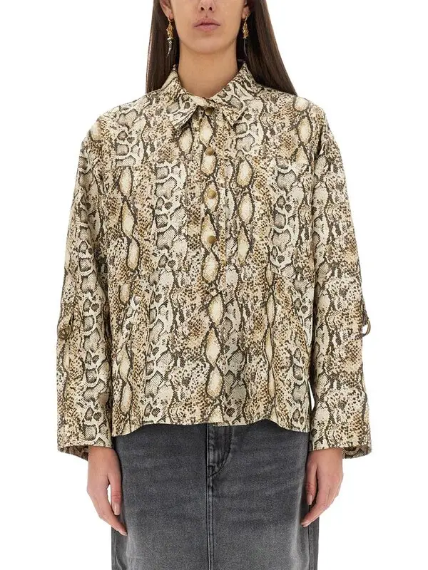 Isabel Marant Étoile Florida Long-sleeved Shirt - Multicolour