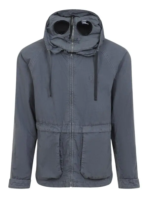 C.P. COMPANY Wax Explorer Goggles-detail Jacket - Grey