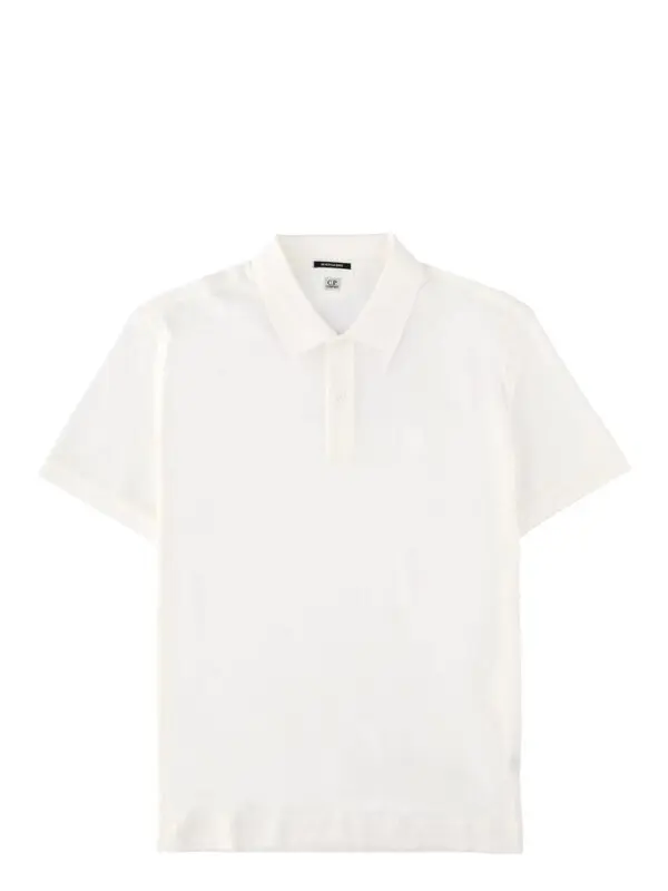 C.P. COMPANY C. P. Company Classic Polo Shirt Ss26 Collection - White
