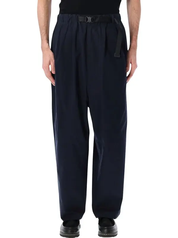 Comme Des Garçons Relaxed Fit Belted Utility Trousers - Blue