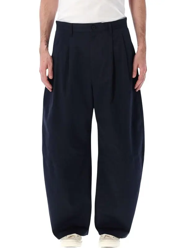 Comme Des Garçons Tailored Wide-leg Trousers - Blue