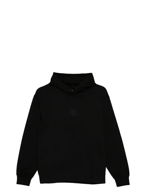 C.P. COMPANY Logo Detail Hoodie - Black