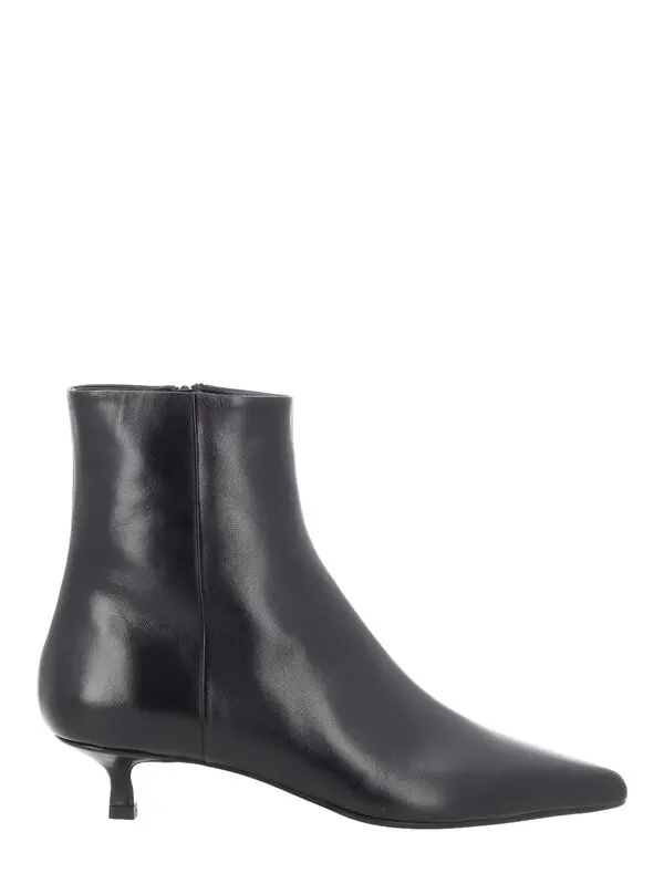 AeydĒ Sofie Leather Ankle Boots - Black