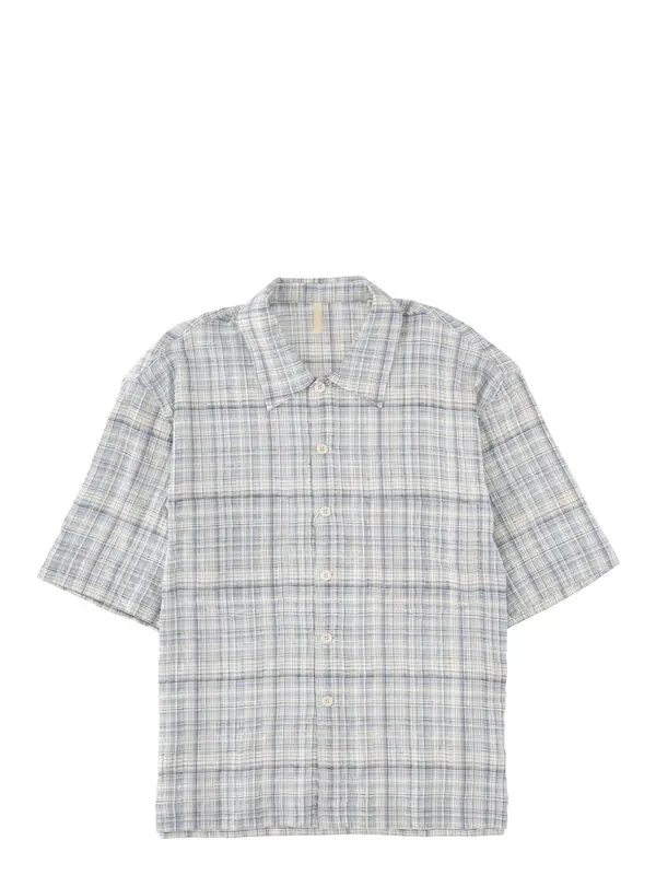 SUNFLOWER Mini Button-up Shirt - Blue