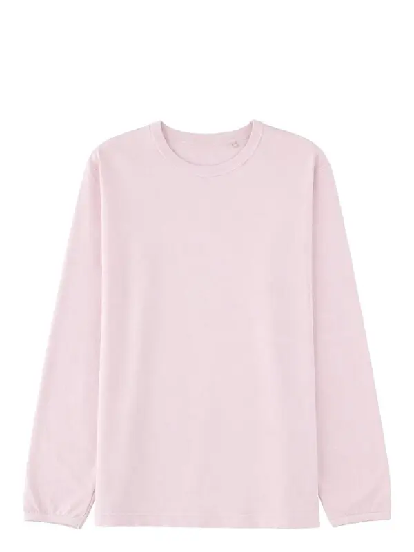 SUNFLOWER Long Sleeve Crewneck T-shirt - Pink