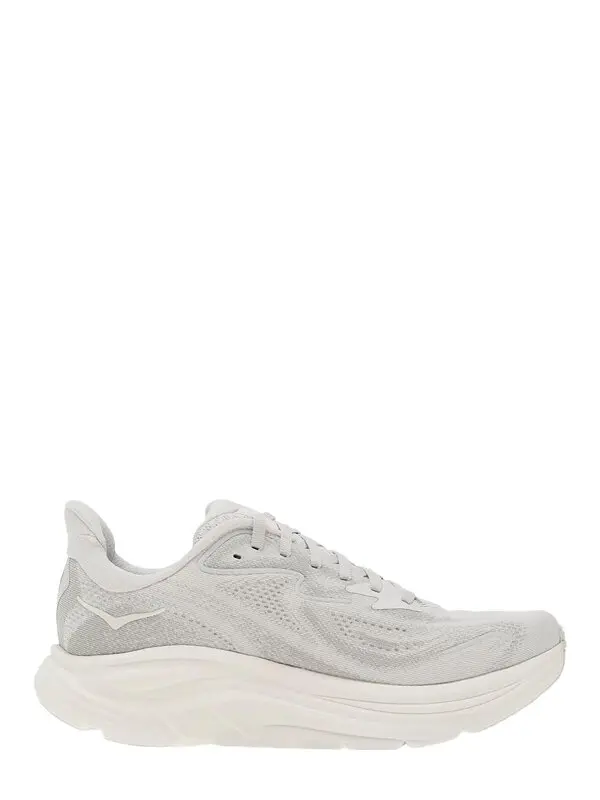 Hoka One One Clifton 10 Lace-up Athletic Sneakers - Cosmicgrey