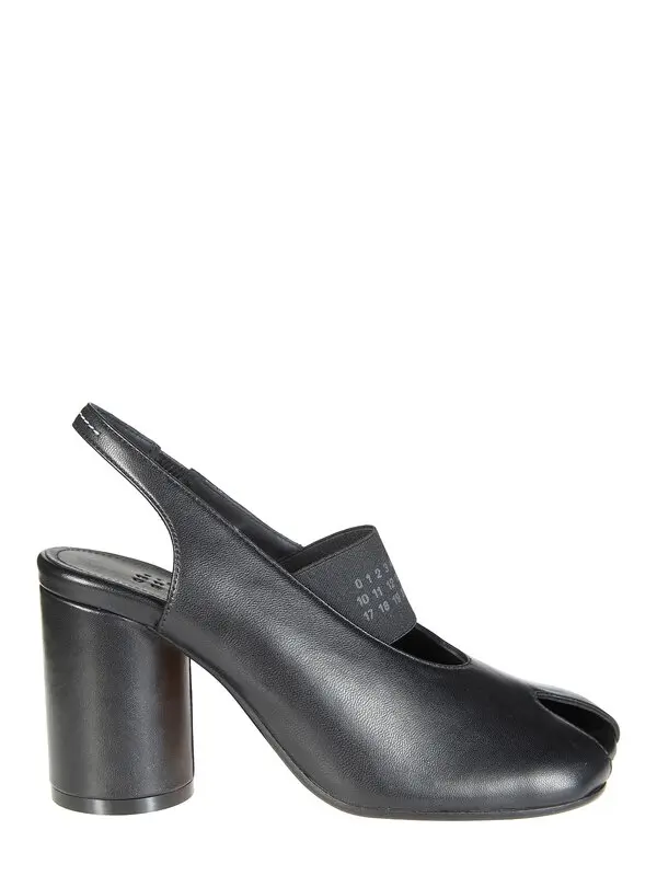 MAISON MARGIELA Anatomic Leather Slingbacks - Nero