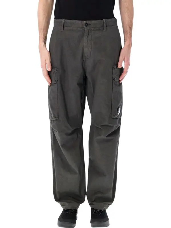 C.P. COMPANY Cargo-pockets Straight-leg Trousers - Grey