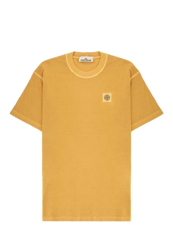 Stone Island Classic Cotton T-shirt Ss26 Edition - Yellow