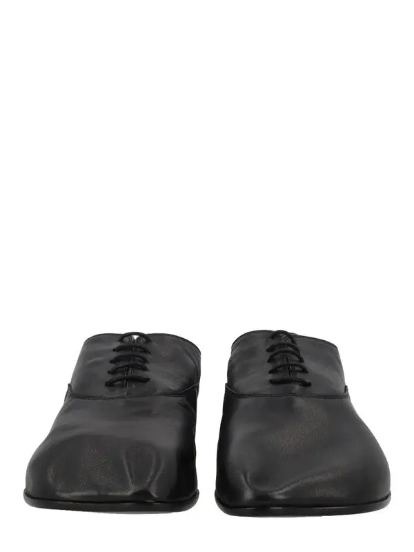 MAISON MARGIELA Leather Lace-up Ankle Boots - Black