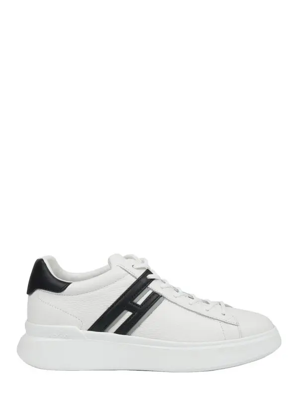 Hogan Luxury Calfskin Sneakers - White