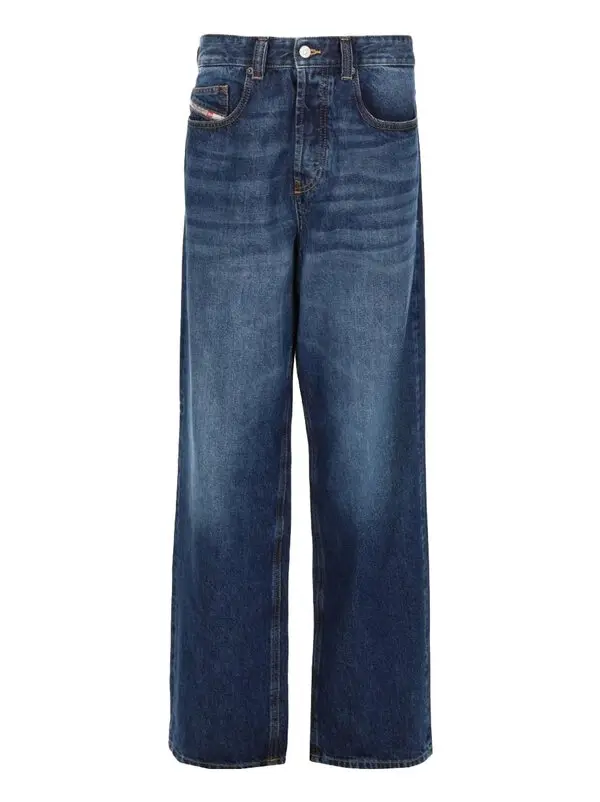 DIESEL® High-rise Wide Leg Jeans - Denim