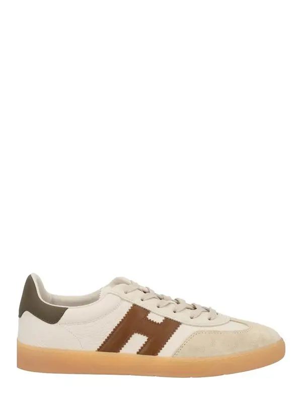 Hogan Leather And Suede Low-top Sneakers - Multicolour
