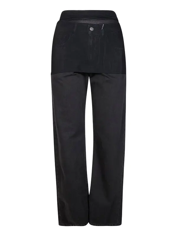 MAISON MARGIELA Jet Set High-rise Trousers - Nero