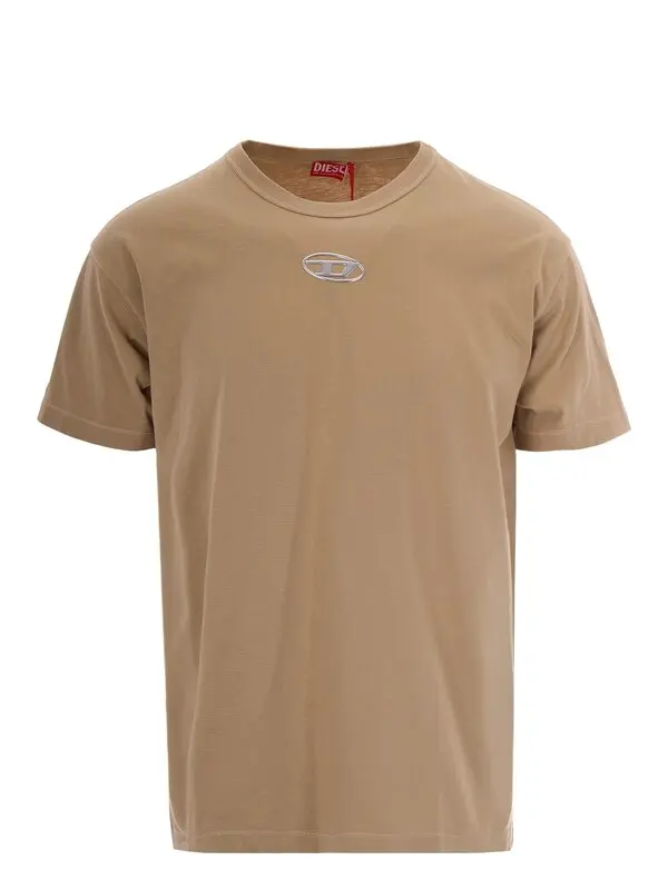 DIESEL® Oversized Logo T-shirt - Nero