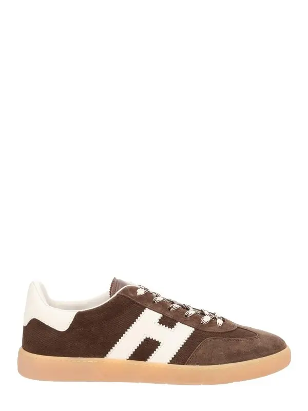 Hogan Lace-up Suede Sneakers - Brown