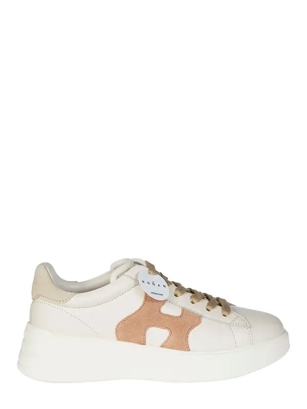 Hogan Rebel Lace-up Sneakers - Beige